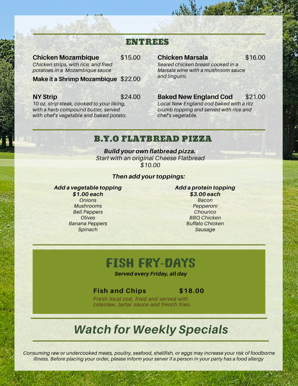 Restaurant | Allendale CC